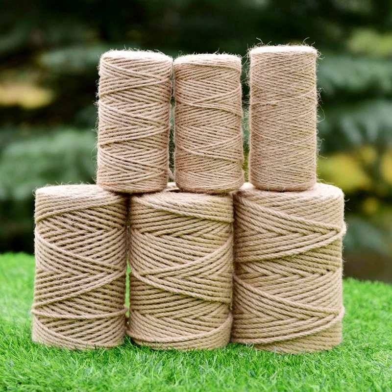 1mm/2mm/3mm 100 Meters Natural Hemp Rope Jute Rope Cord String Twine ...