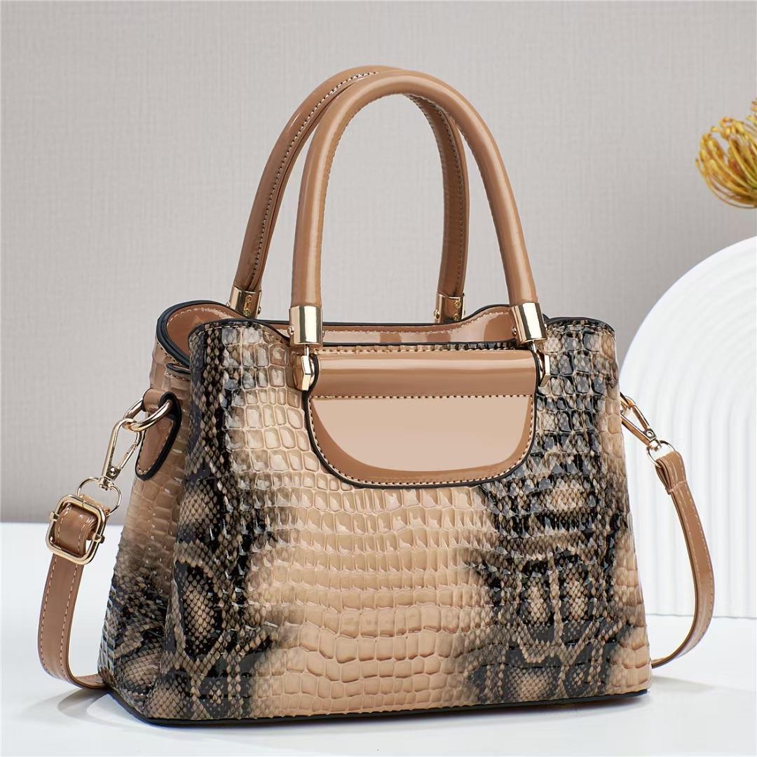 【Bagin】COD Stylish Medium Women's Bag – Upgraded Croc-Embossed Leather ...