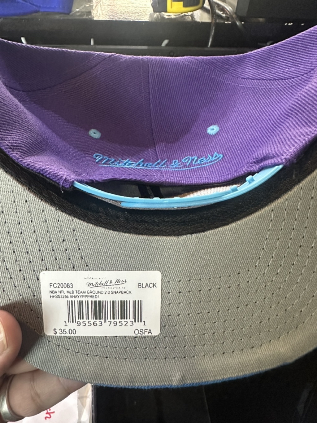 CAP BARCODE STICKER MITCHEL N NES 100pcs / 50pcs | Shopee Philippines