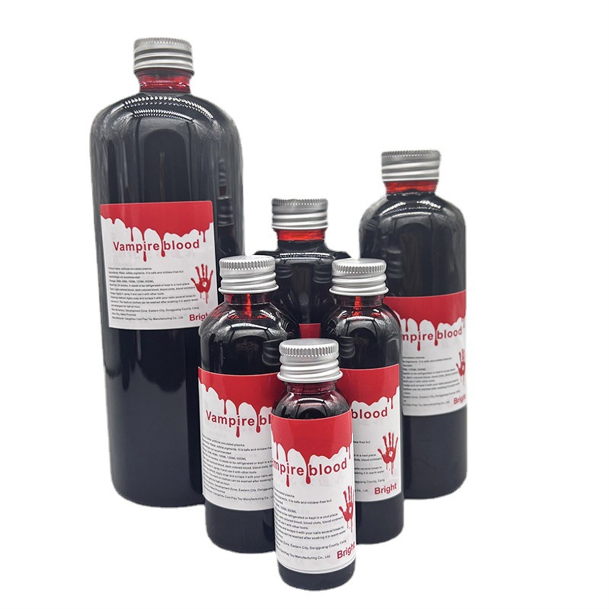 30/60/120ml Realistic Fake Liquid Blood Washable，Party Vampire Cosplay ...