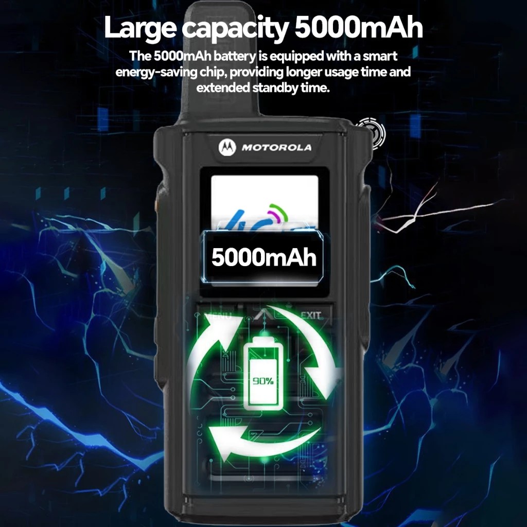 MOTOROLA T99 4G public network walkie talkie Zello PTT platform ...