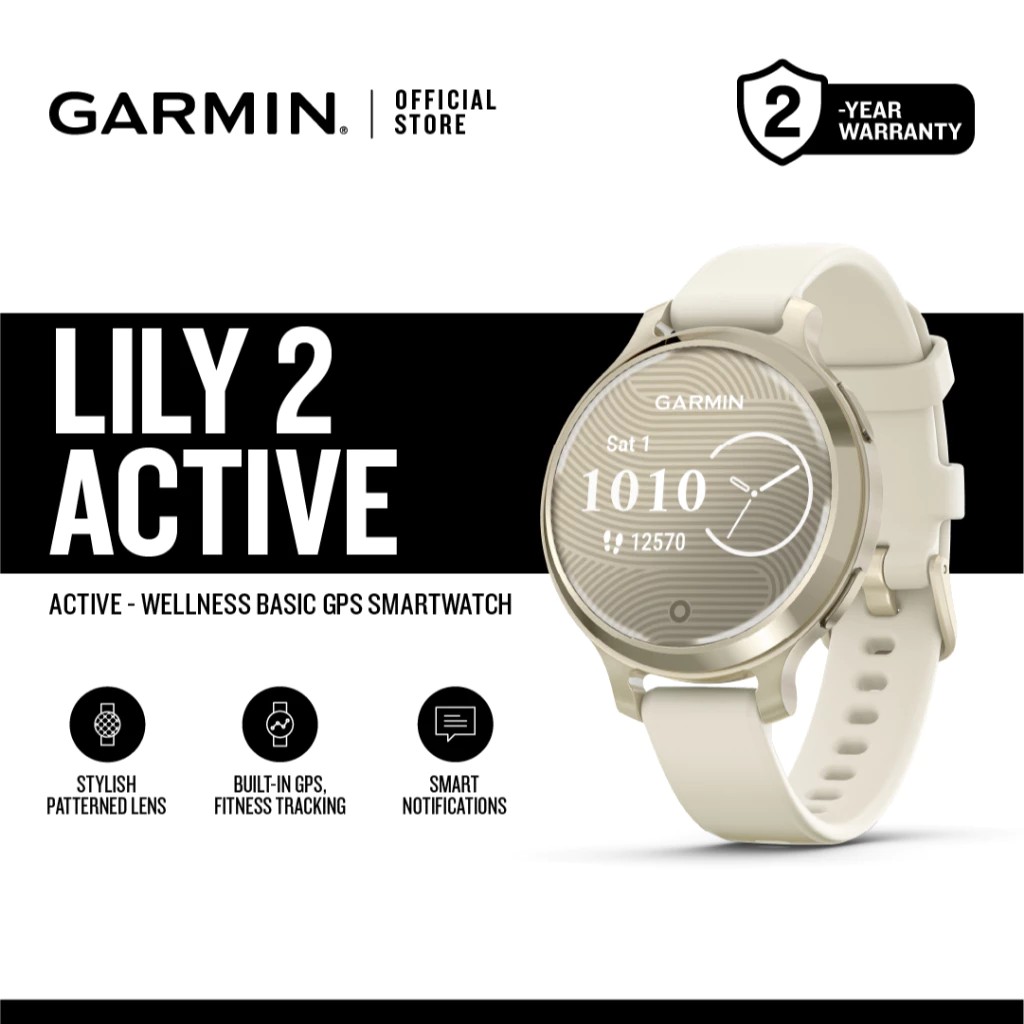 Garmin Lily 2, Active, Wellness Basic, GPS, Smartwatch for Indoor ...