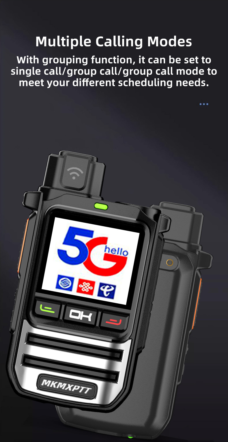 【Buy One Get One Free】 MKMXPTT 5G POC Handheld Radio 5000km 6000mAh ...