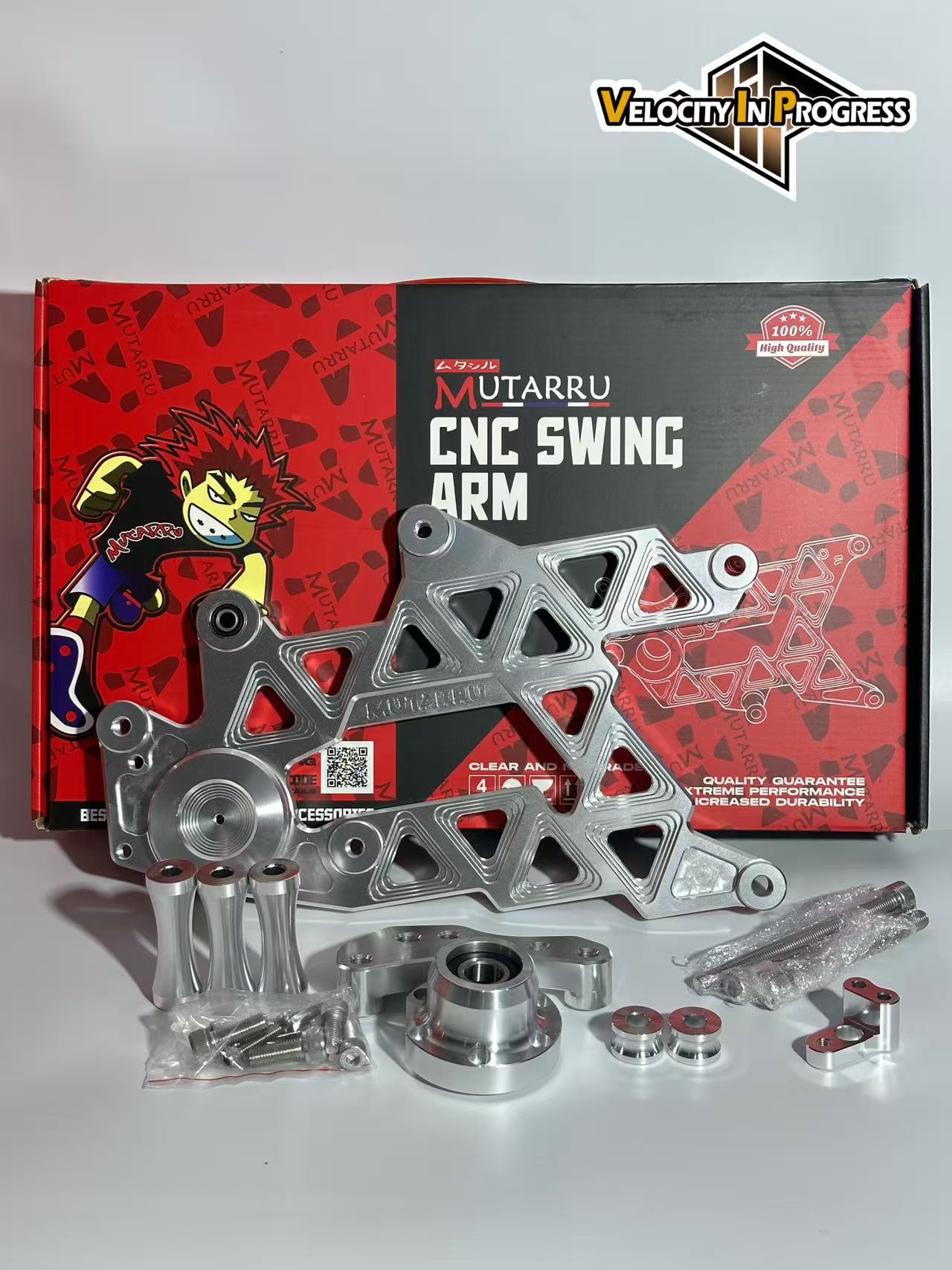 MUTARRU CNC LIGHTEN SWING ARM SILVER ONLY YAMAHA NMAX V2 | Shopee ...
