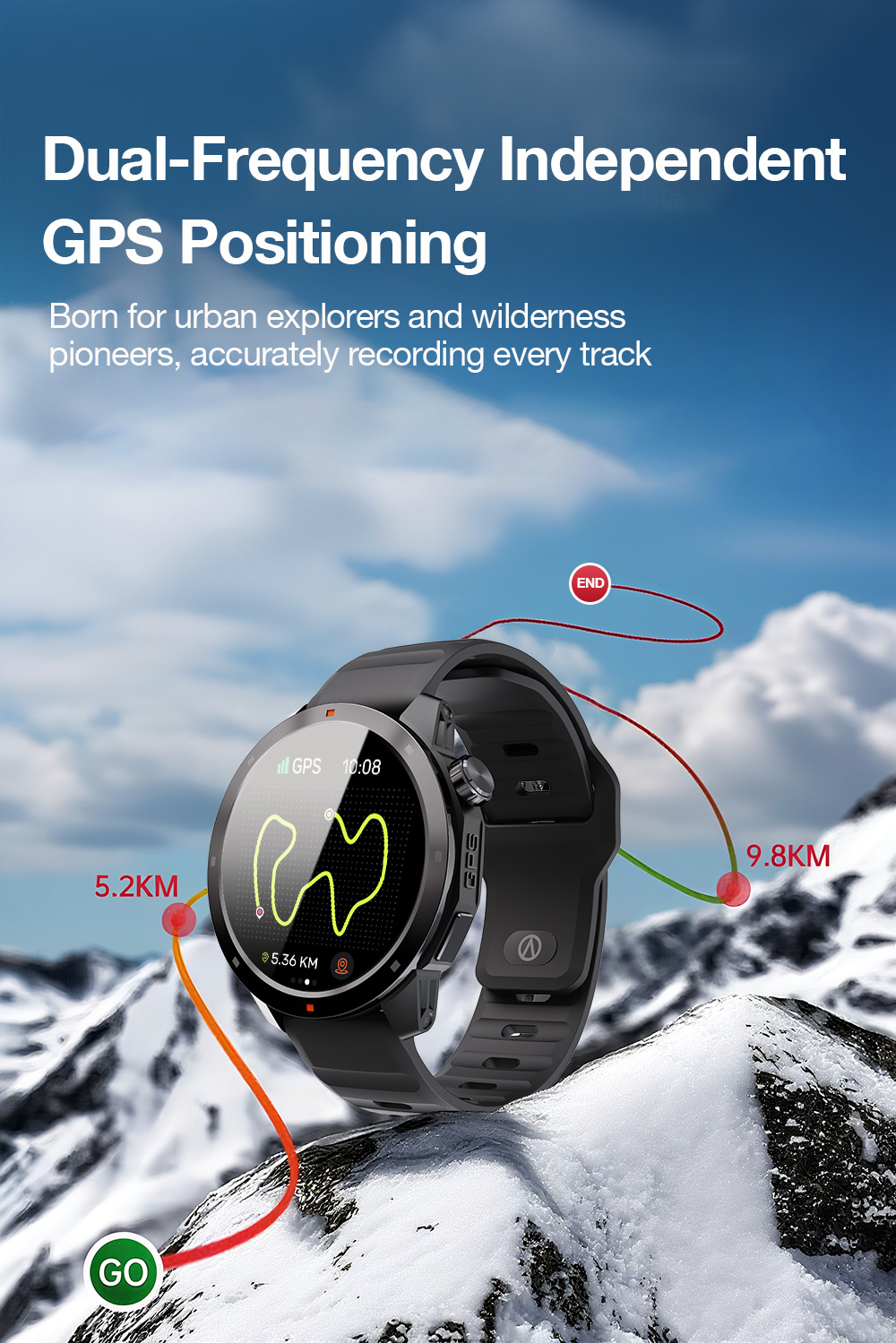 Aolon Navi R3 Ultra High Precision GPS Smart Watch Bluetooth Call ...