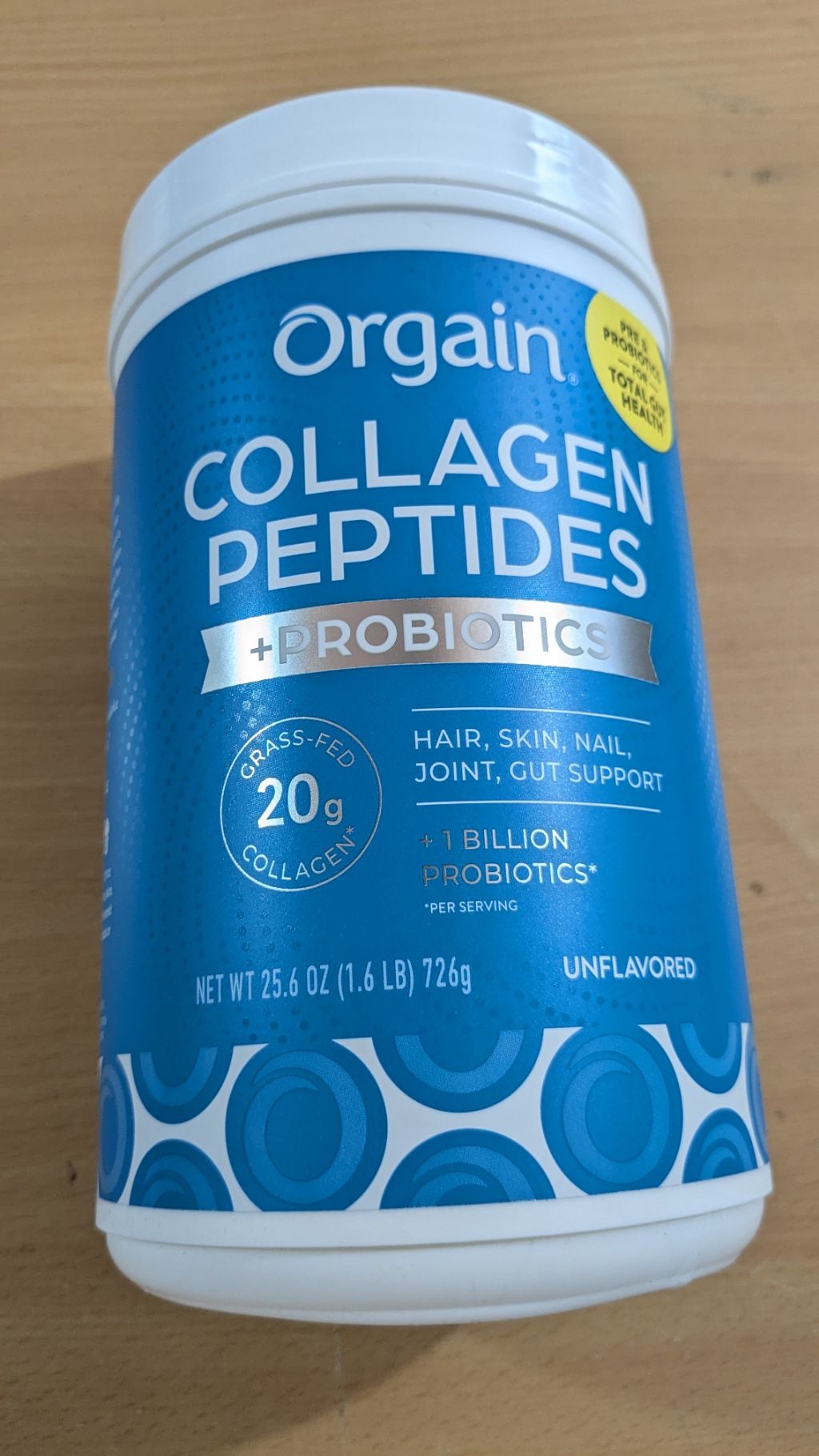 Orgain Collagen Peptides Probiotics Unflavored | Shopee Philippines