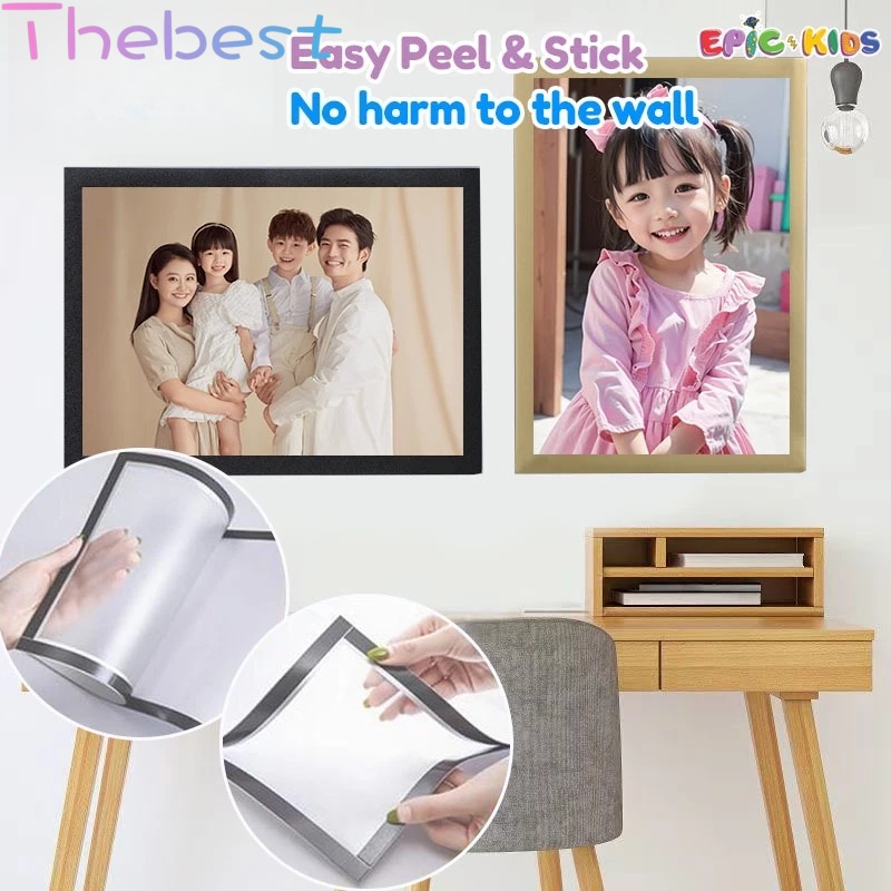 Magnetic Picture Photo Frame Certificate Magnetic Display Sticker Photo ...