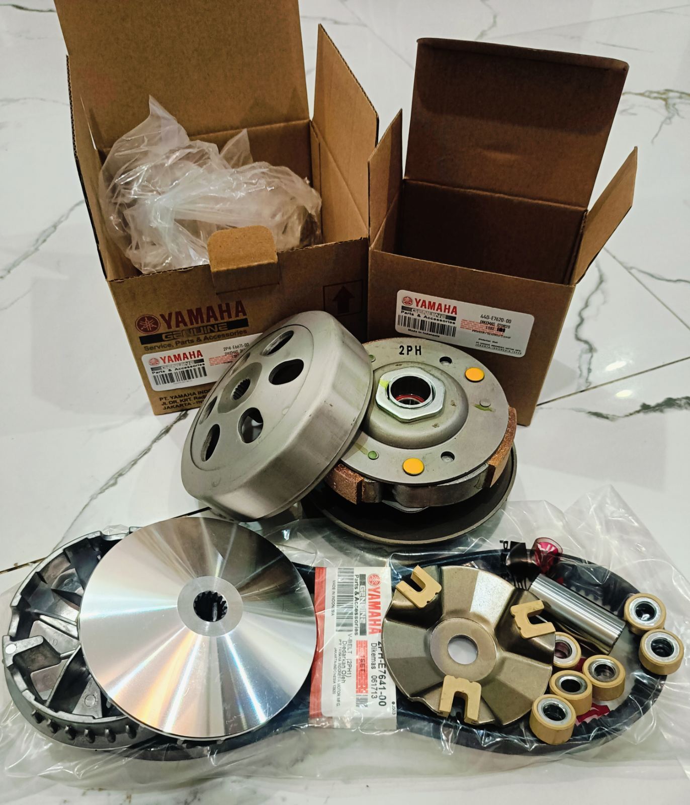 CVT SET M3 MIO I 125 MIO SOUL I125 MIO GEAR YAMAHA GENUINE PARTS 2PH ...