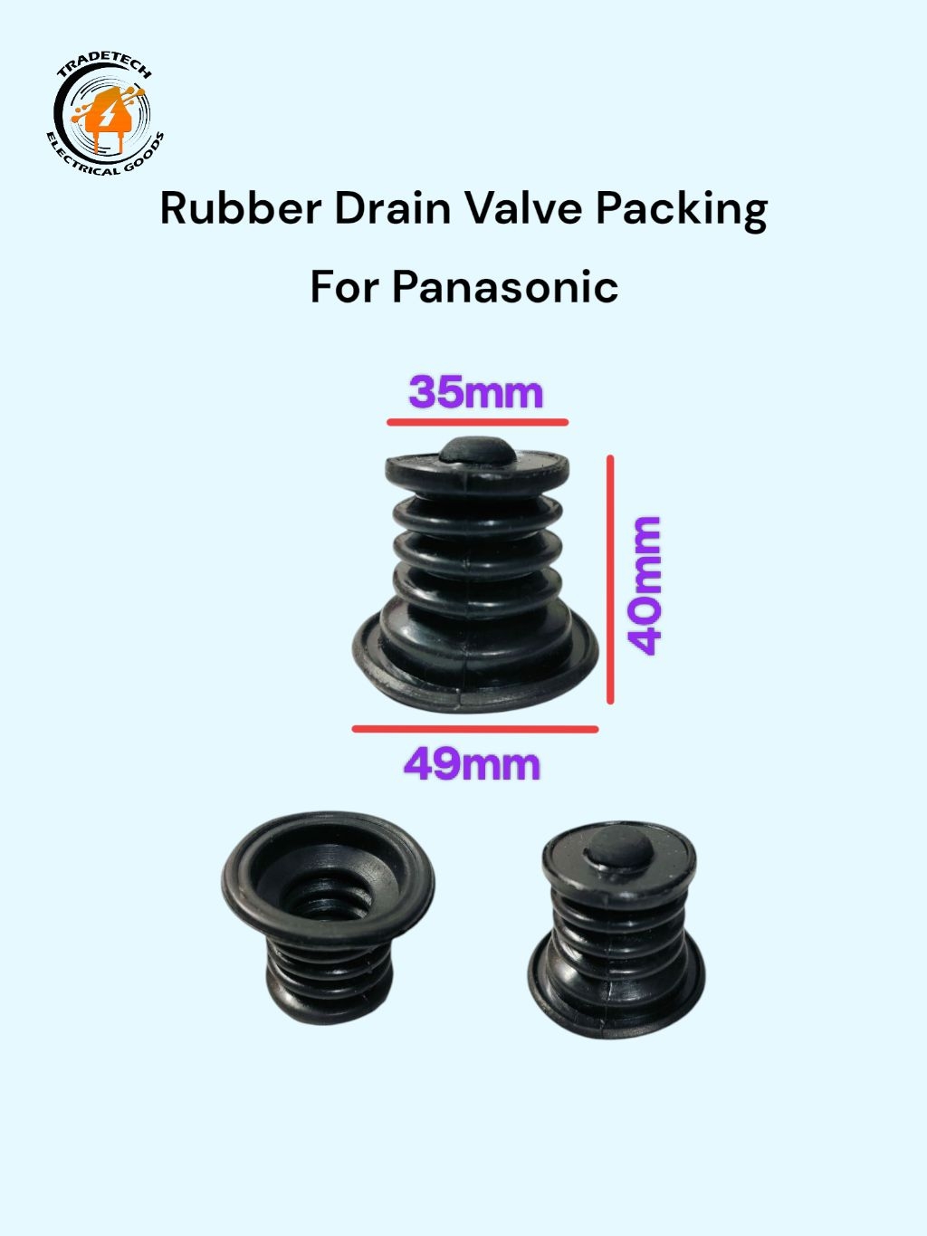 Rubber Drain Valve Packing For Washing Machine | Shopee Philippines