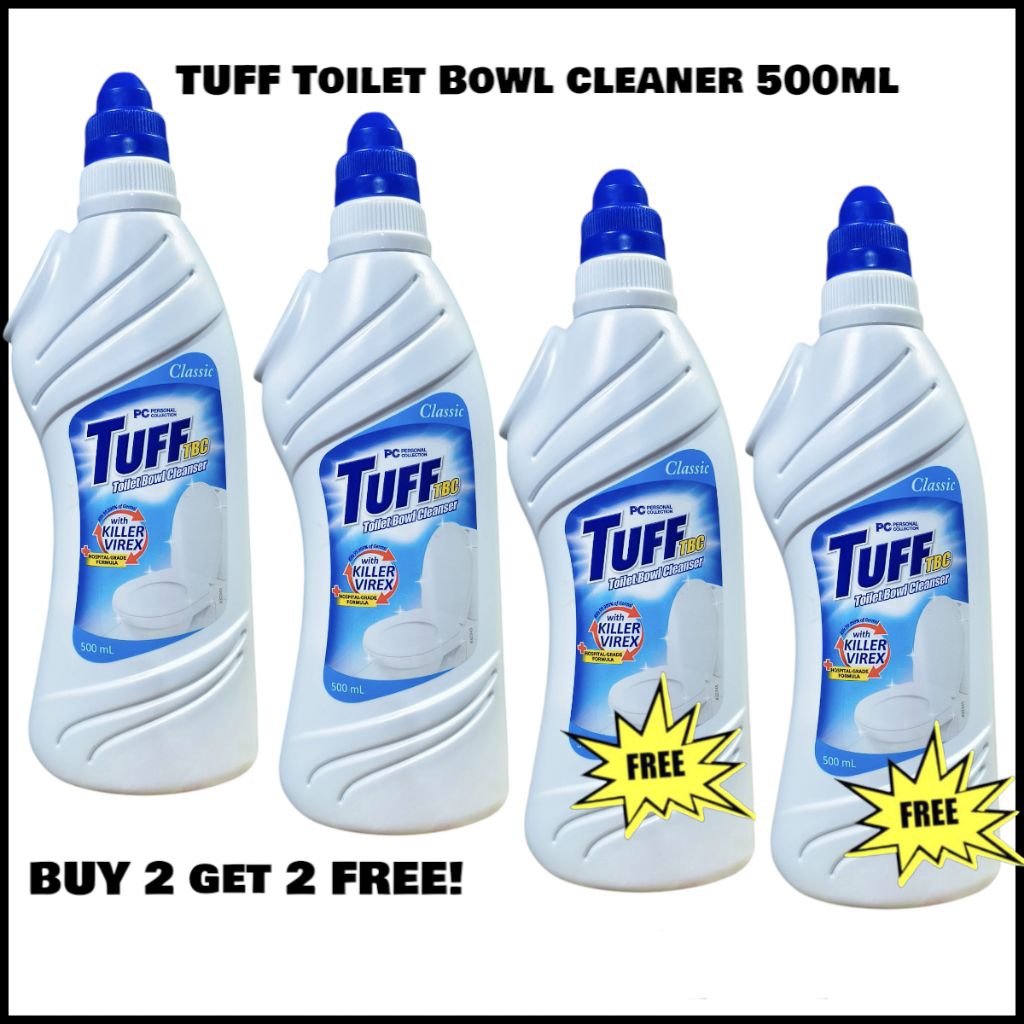 Tuff Toilet Bowl Cleaner Classic 1000/500ml BUY 2 GET 2 FREE! | Shopee ...