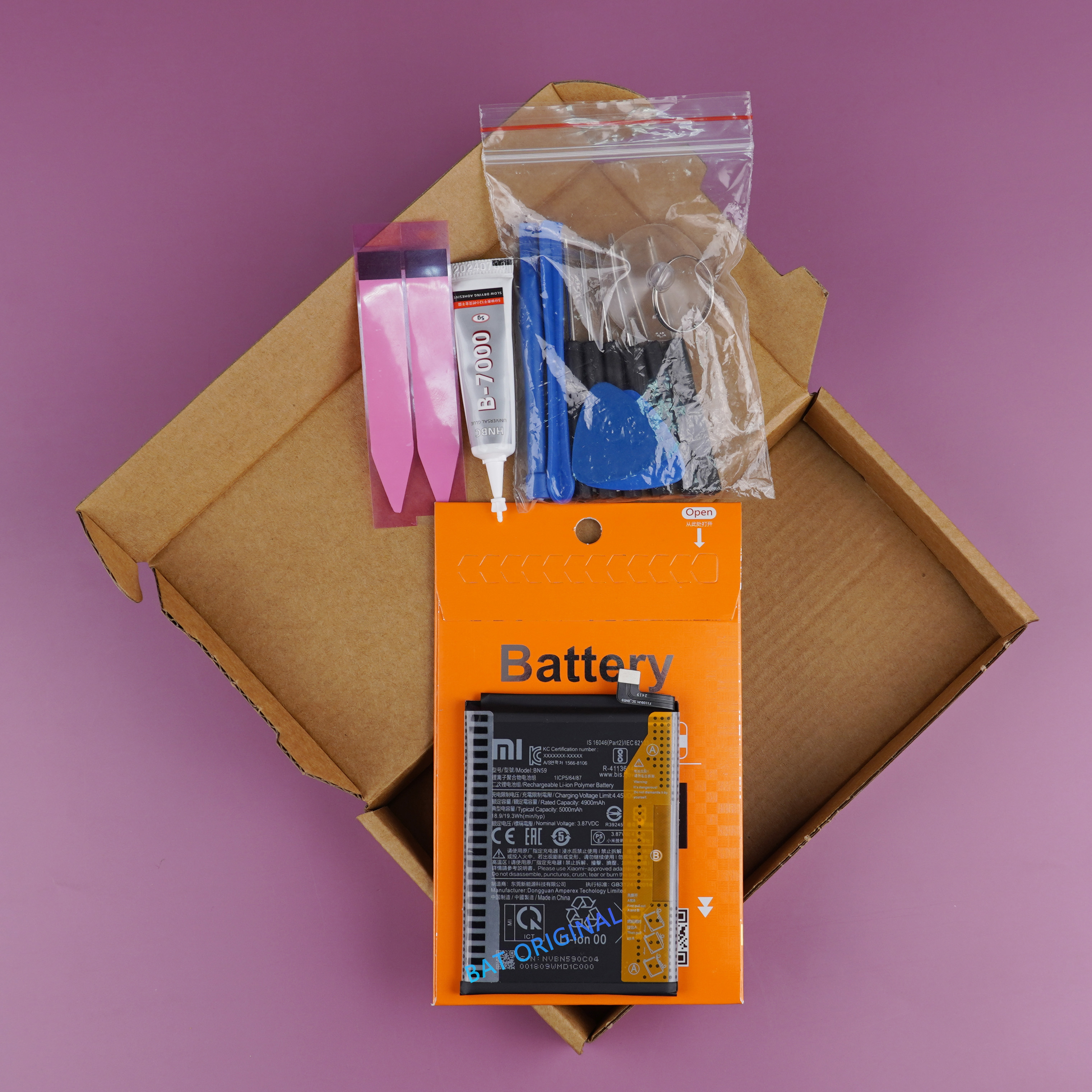 APEXBATT BN59 5000mAh Original Replacement Battery For Xiaomi Redmi ...