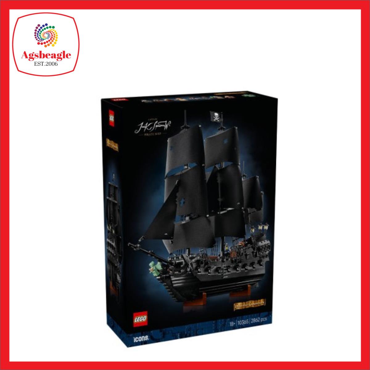 Lego Icons 10365 Captain Jack Sparrows Pirate Ship (2025) | Shopee ...