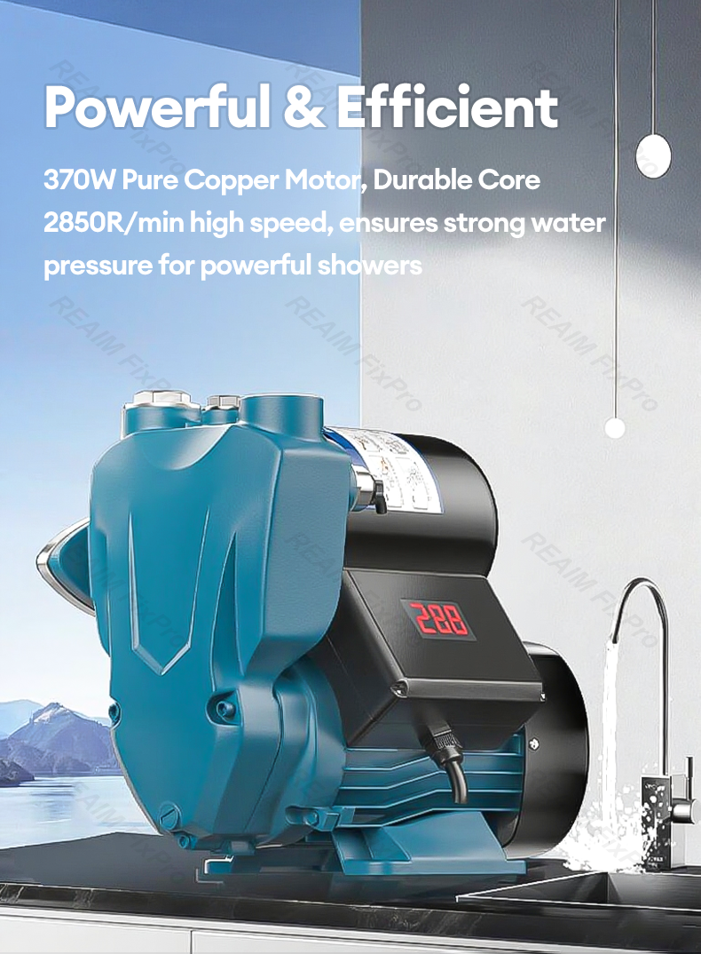 REAIM Automatic Booster Pump Jet Pump Jetmatic Water Pump 600W/370W ...