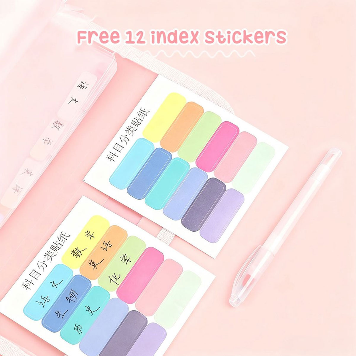 File Folder Storage Bag A4 Size Multi-Layer Test Paper Bag 13 Pocket ...