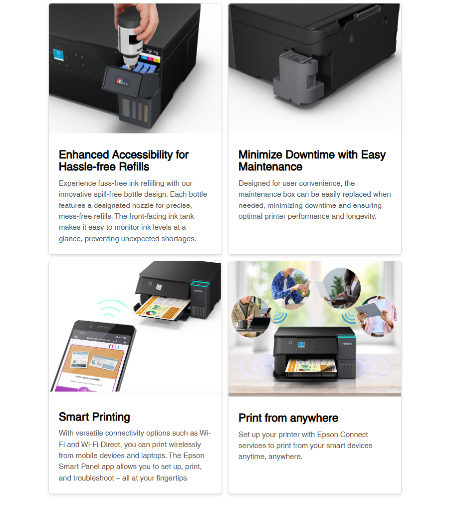 Epson EcoTank L4360 A4 Wi-Fi Duplex All-in-One Ink Tank Printer | Shopee Philippines