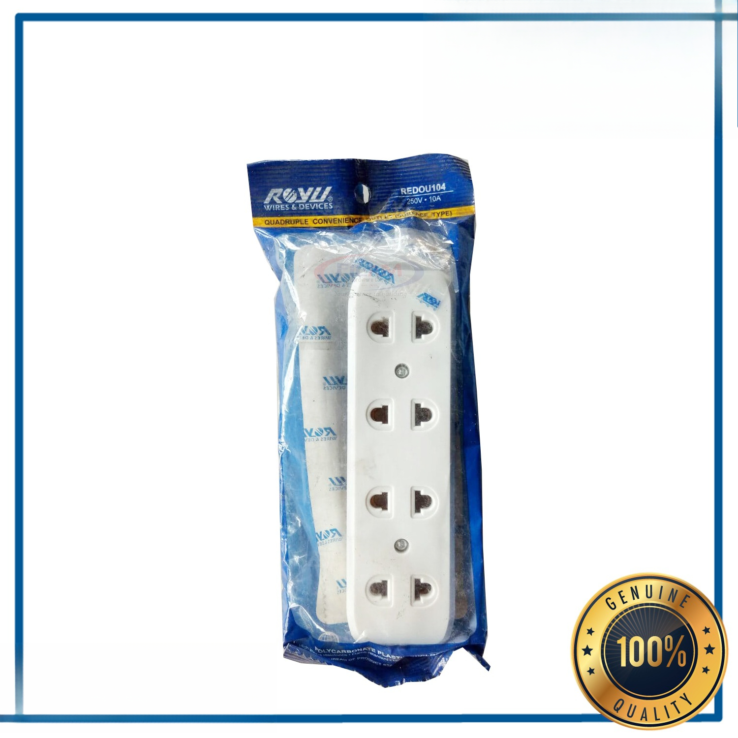 Universal Surface-Mount Outlet – Multi-Plug Electrical Socket for Wall ...