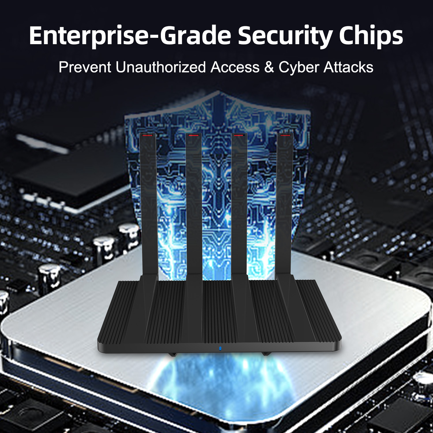 Zbtlink 4G router with 500Mbps SIM card. WAN interface connected to ...