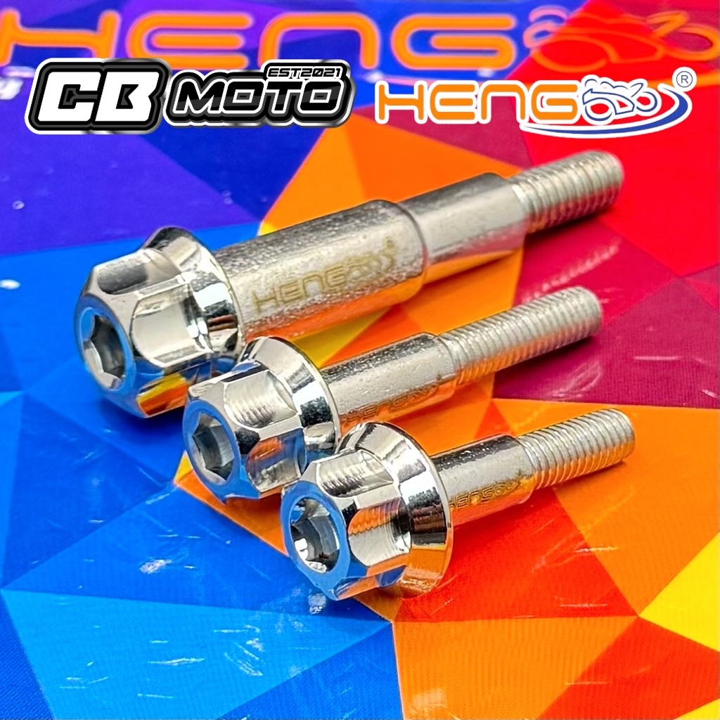 HENG / SC SIAM LEVER BOLTS FOR CLICK 125 / 150 V1 / V2 & V3 CNC (3 pcs ...