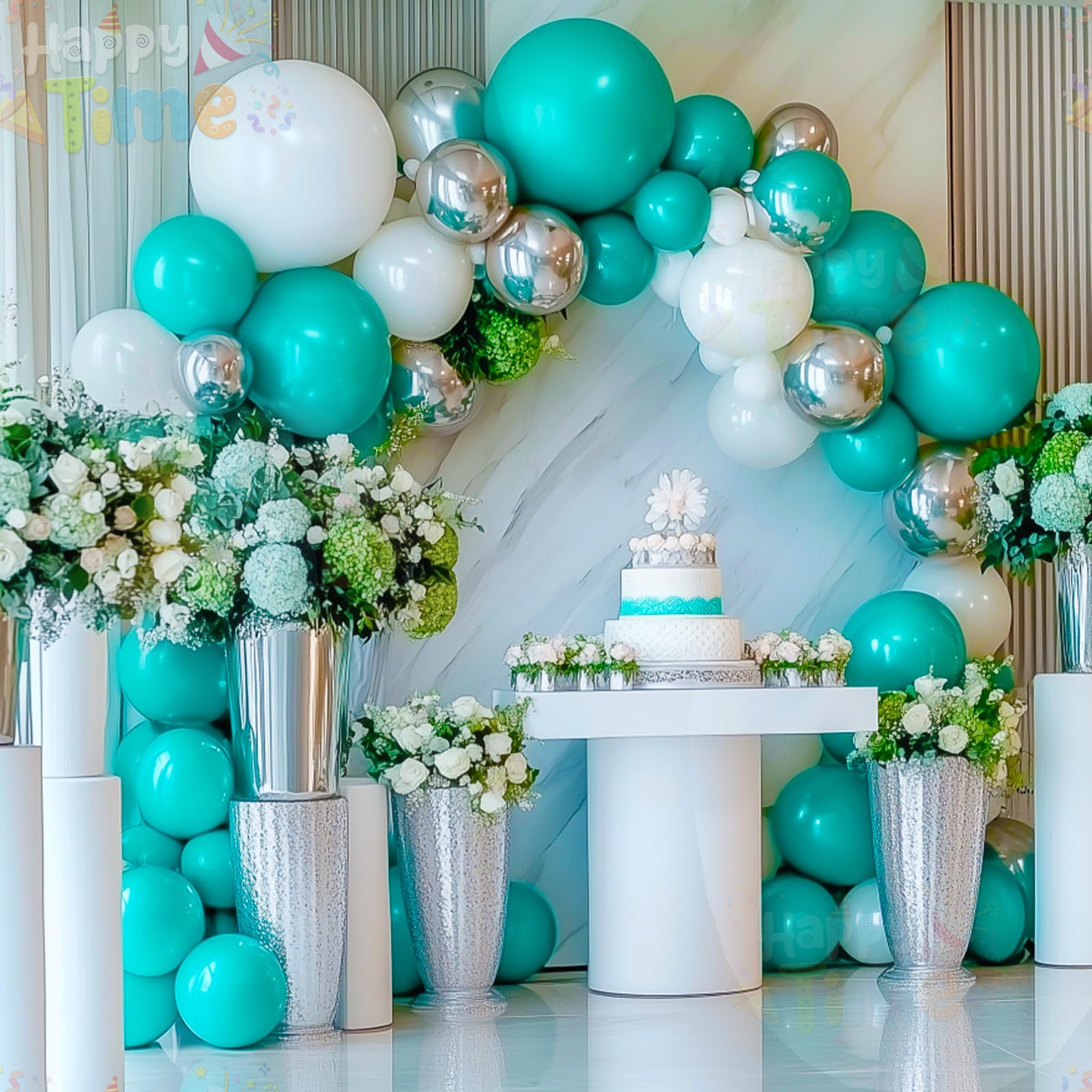 50/100pcs 10inch Assorted Lucky Color Balloon Set 2026 for New Year ...