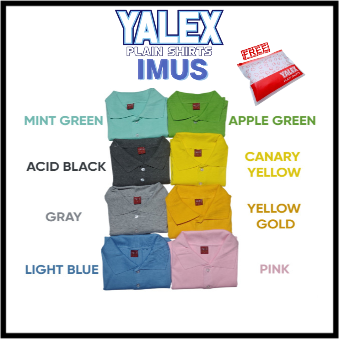 YALEX COTTON POLO SHIRT FOR MEN AND WOMEN LIGHT COLORS SHIRT WITH ...