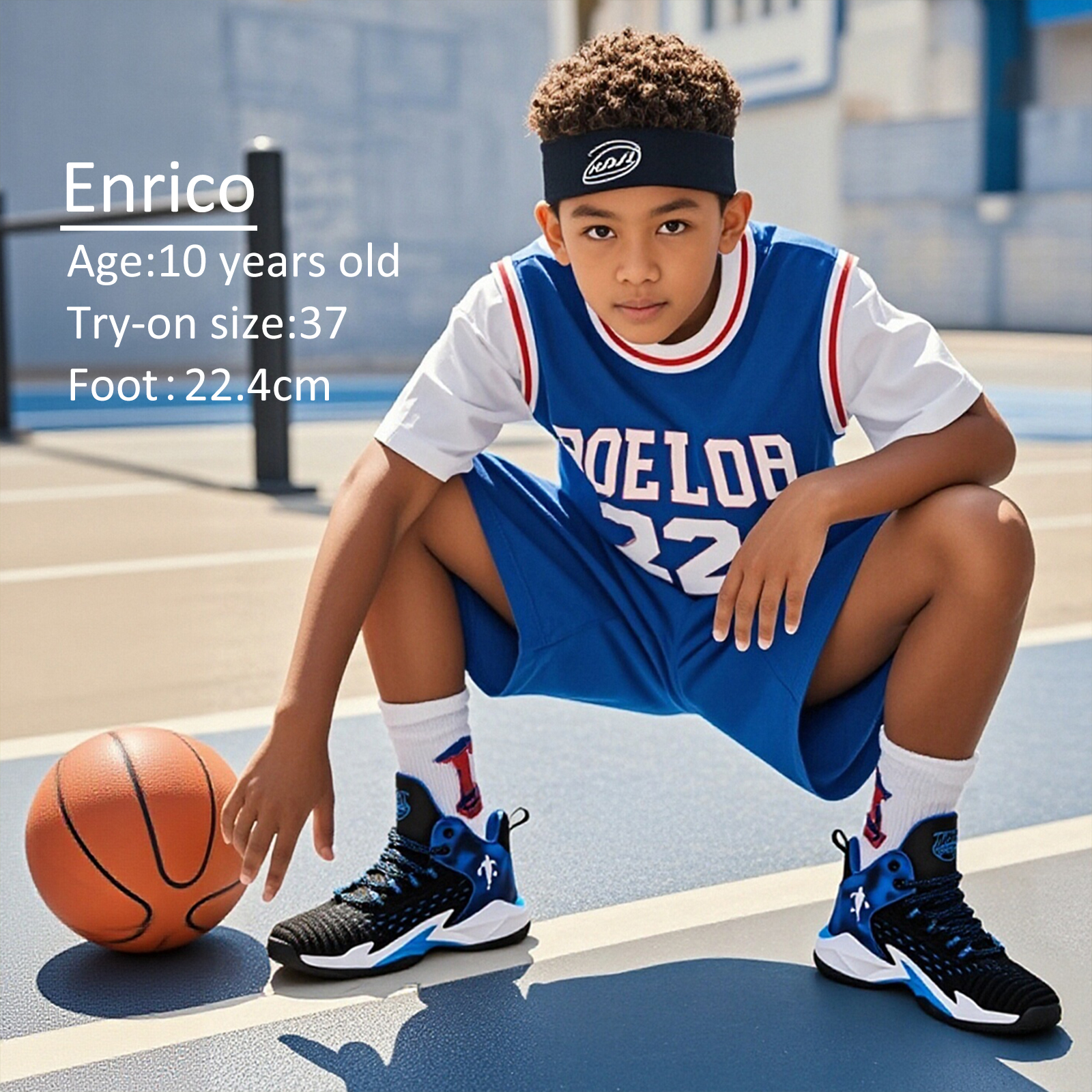 SENMA Basketball Shoes For Kids Boys High-Top Sneakers Korean Sport ...