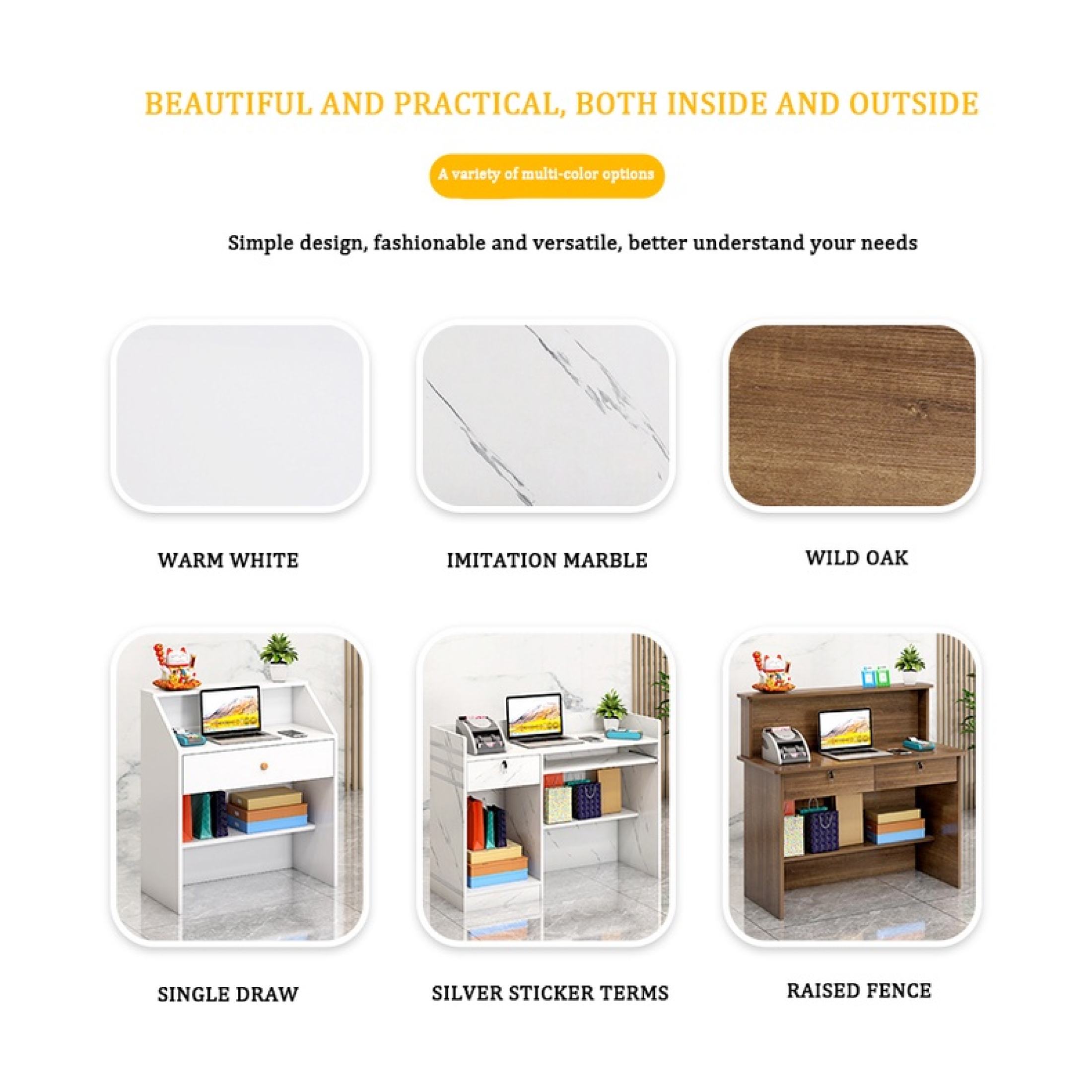 counter table store cashier Counter table for cashier Practical Cashier ...