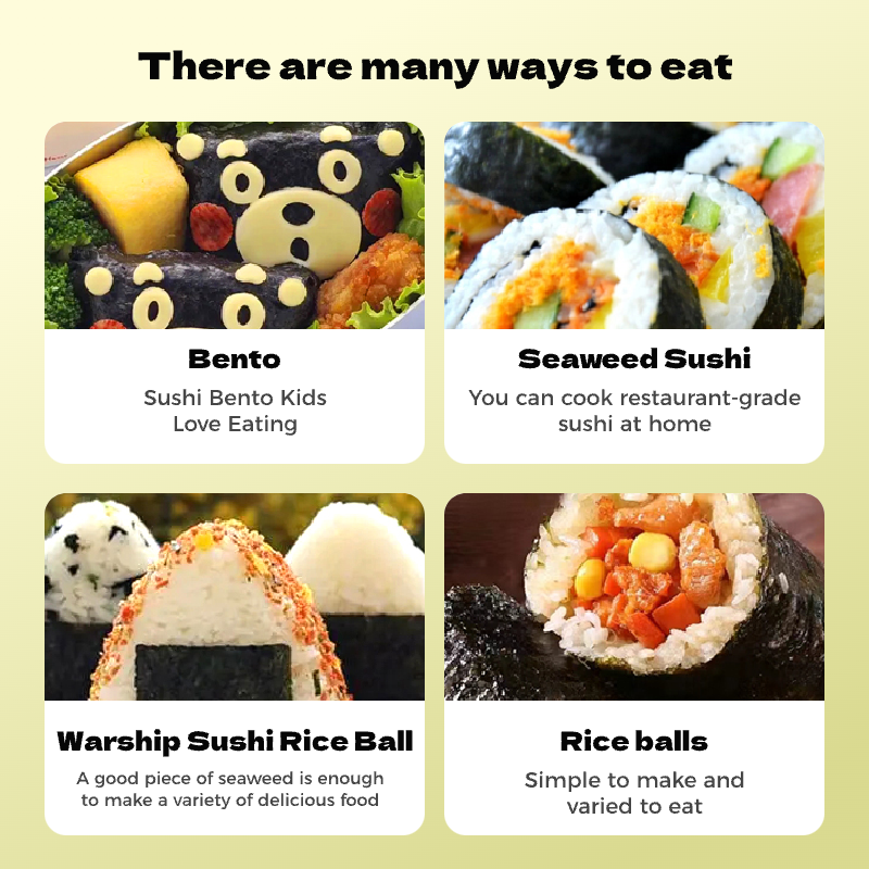 Big Seaweed wrapper for musubi/sushi nori seaweed sheet Buy 1 Take 1 ...