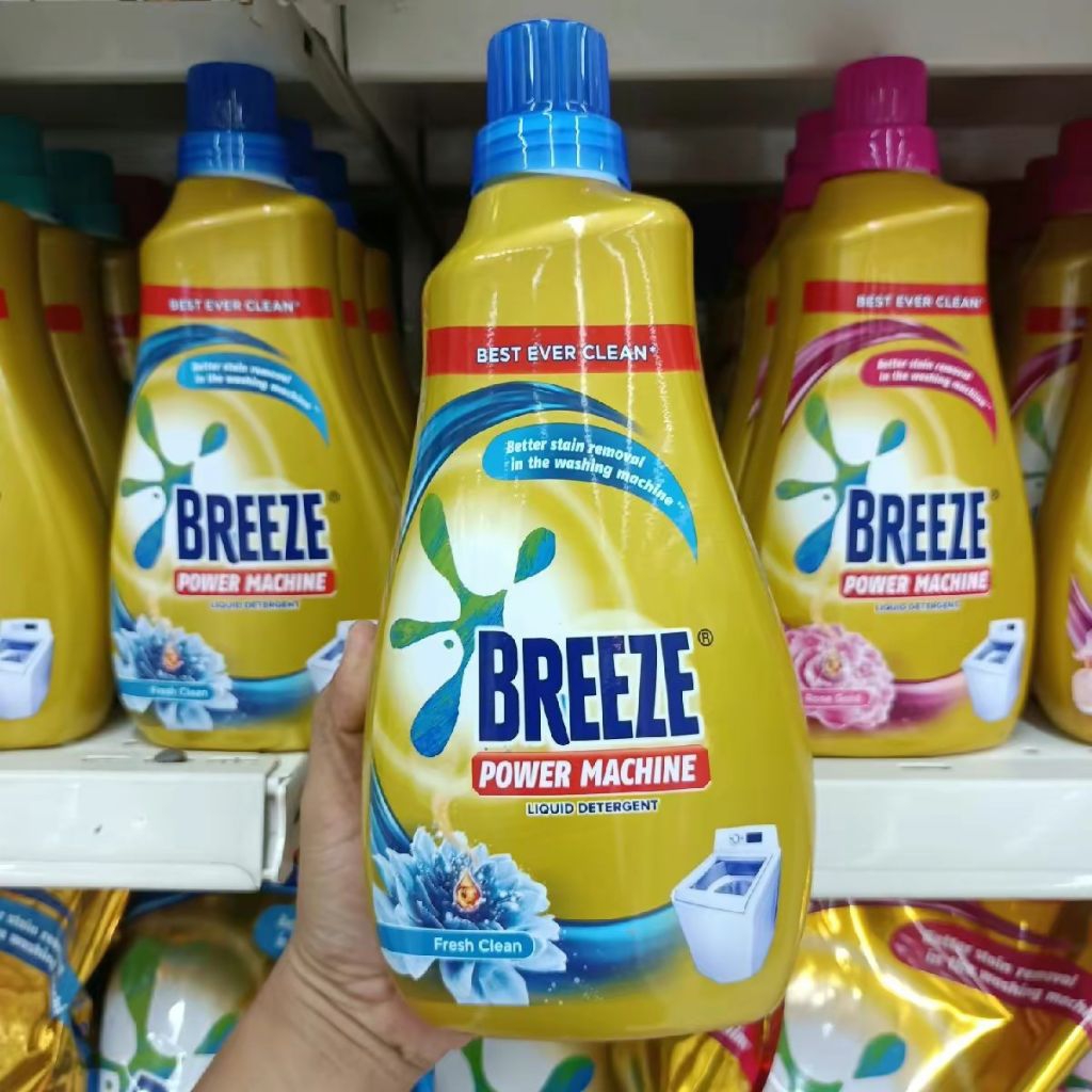 Breeze Power Machine Liquid detergent with the scent Fresh Clean 980ml ...