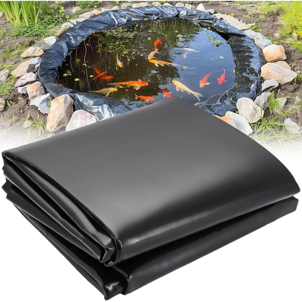 COD Durable Black Fish Pool Pond Liners Reinforced HDPE Membrane ...