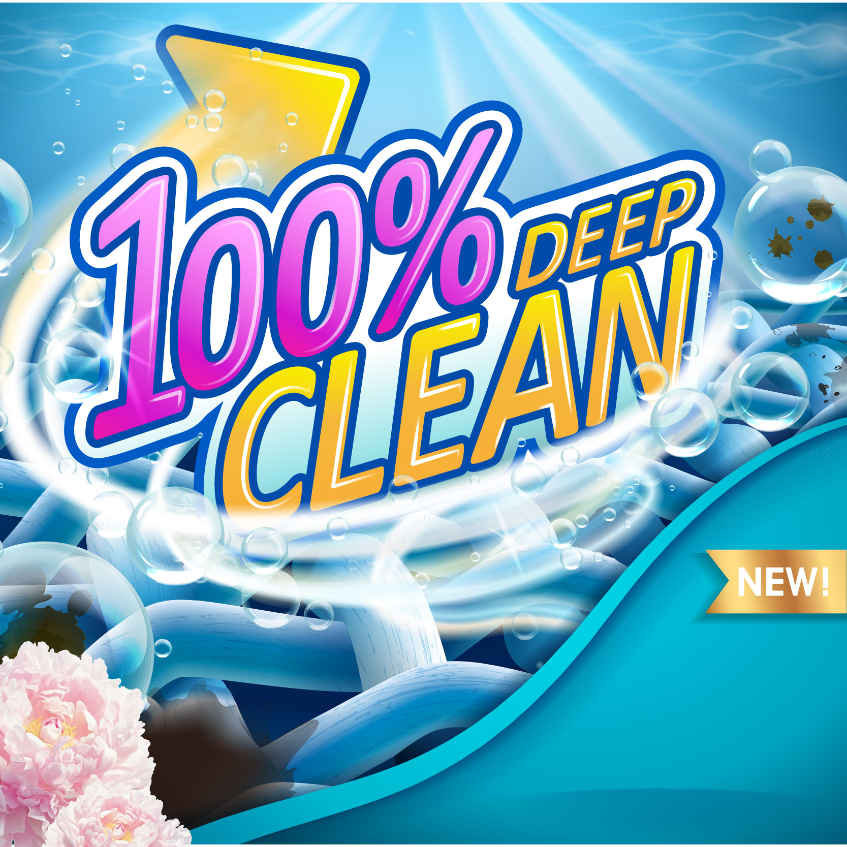 2060ML laundry detergent liquid 72h Waiting for love scent 3in1 fabcon ...