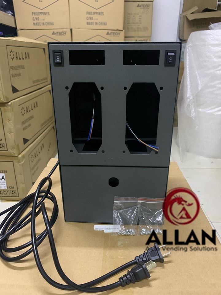 ALLAN 2 IN 1 Dual Metal Box Vendo Box | Shopee Philippines