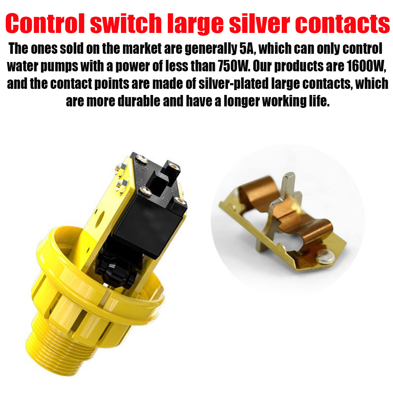Smart Adjustable Float Switch for Water Level Control Ideal for Water ...