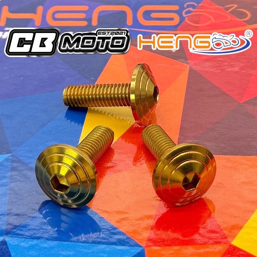 HENG / SC SIAM PLATE NUMBER BOLTS FOR ADV 150 & 160 CNC TITANIUM ...