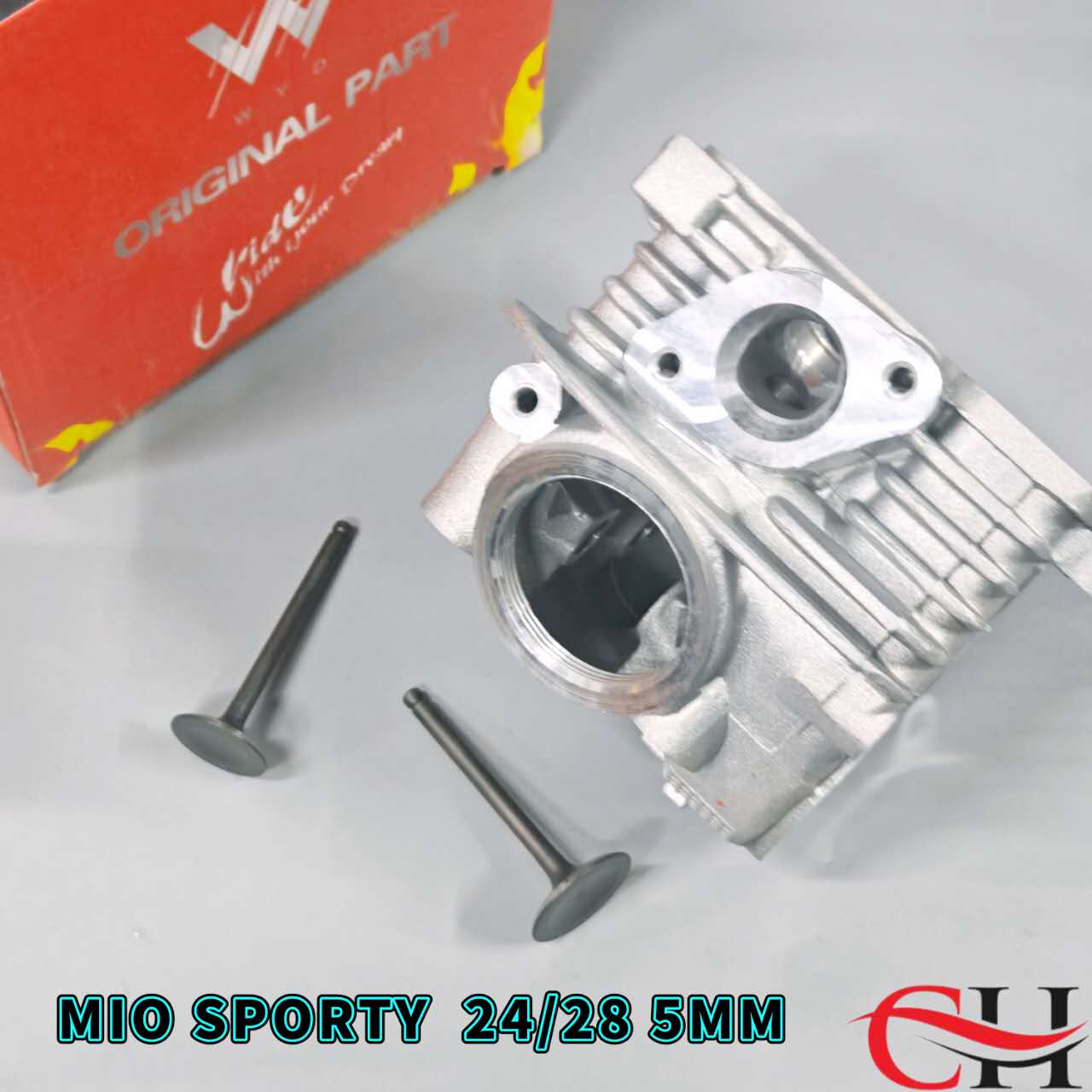 MIO SPORTY 24/28 5MM WYD CYLINDER HEAD BIG VALVE | Shopee Philippines