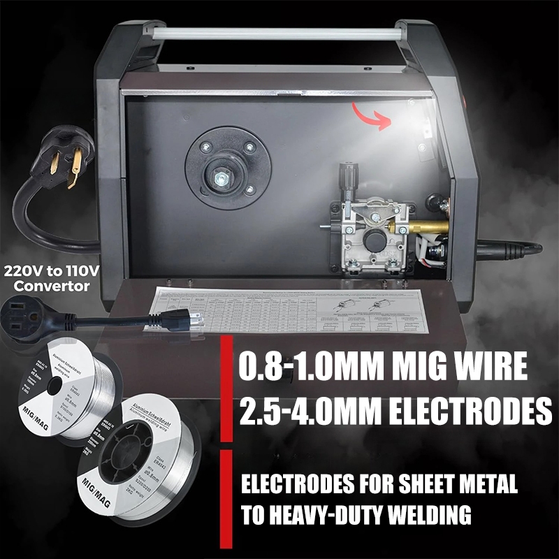 MIG Welding Machine Inverter Portable IGBT MIG-300/500/700/900 Heavy ...