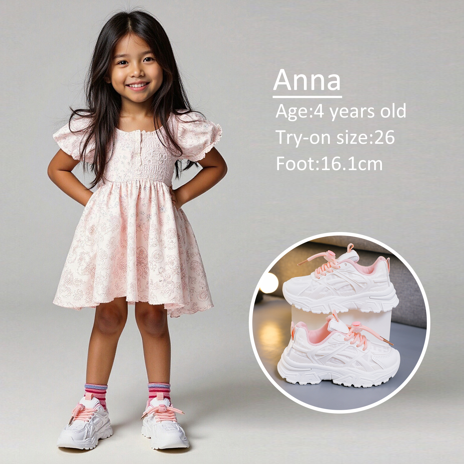 SENMA Korean Shoes For Kids Girls Chunky Sneakers White Shoes Rubber ...