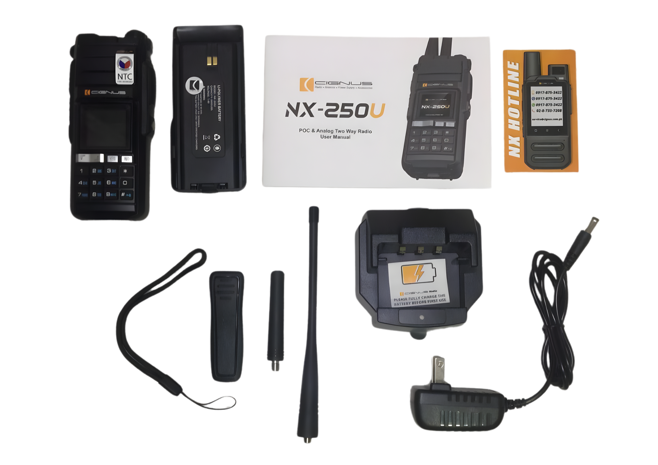 NEW Cignus NX250U hybrid radio combining UHF and Push-to-Talk over ...