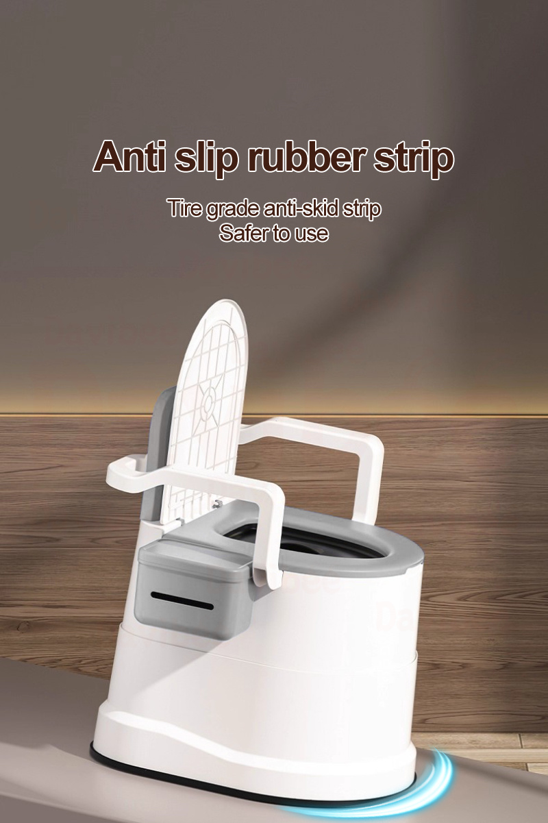 Davibee Portable Arinola for Adult Mobile Toilet Bowl For Elderly ...