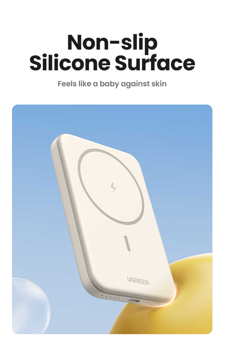 UGREEN 10000mAh Mini 20W Magnetic Wireless Power Bank Portable Snap-On ...