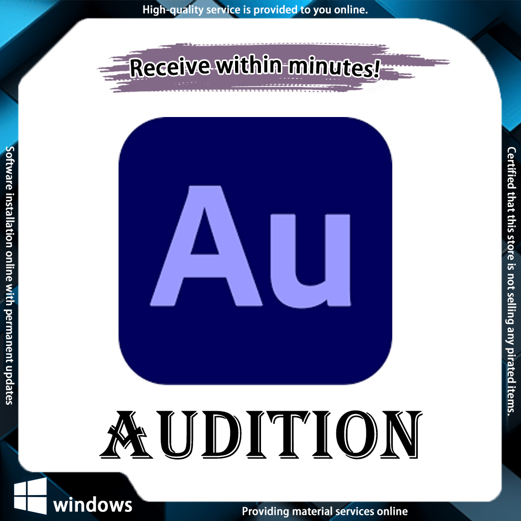 [Lifetime] Audition classic 2025-2018 for Windows 10&11/Mac M1/M2/M3 ...