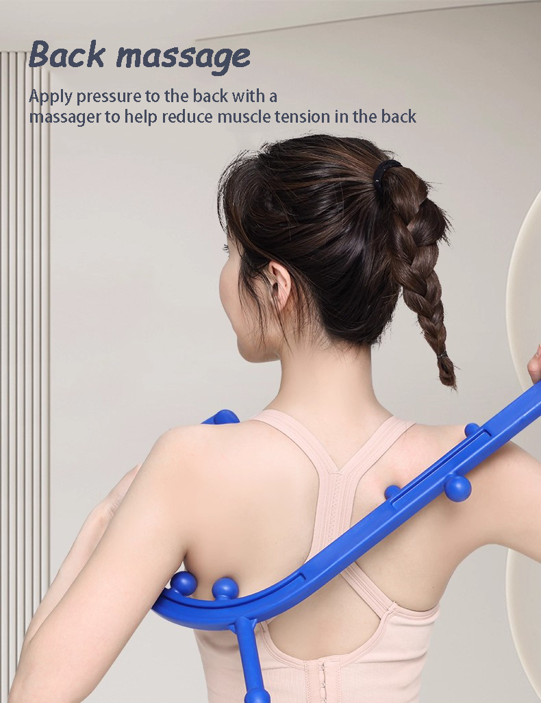 Trigger point self-massage stick hook, original body muscle relief ...