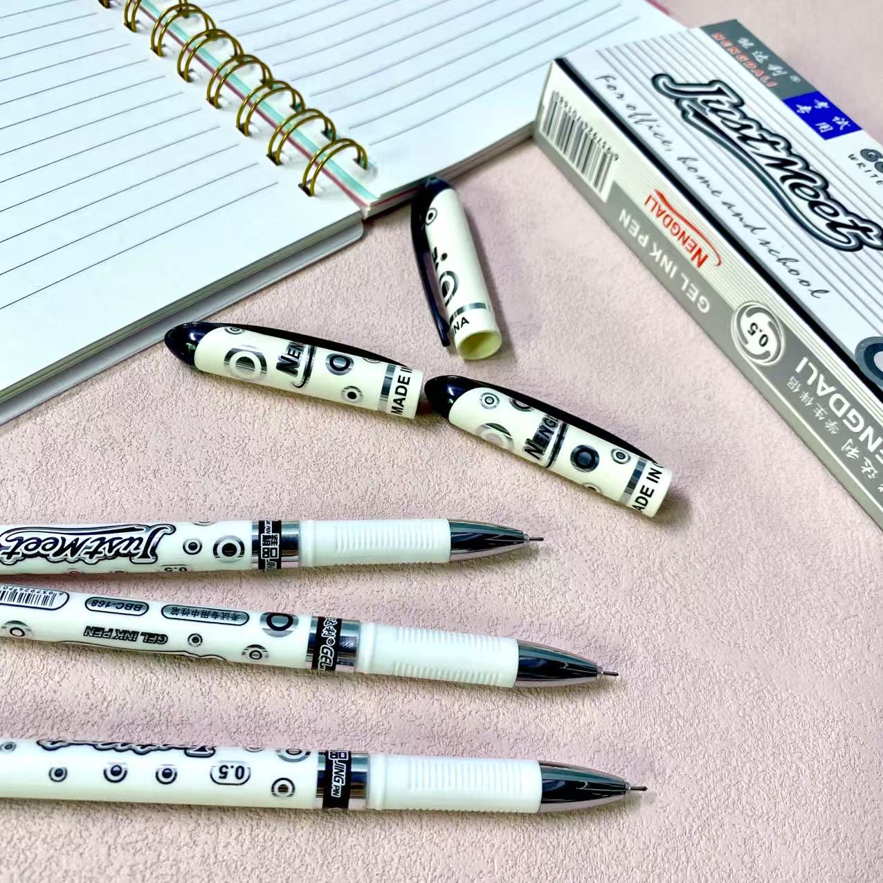 NDL-168 Sign Pen Gel Pen NDL 12pcs JustWrite Gel Ink Pens for Office ...