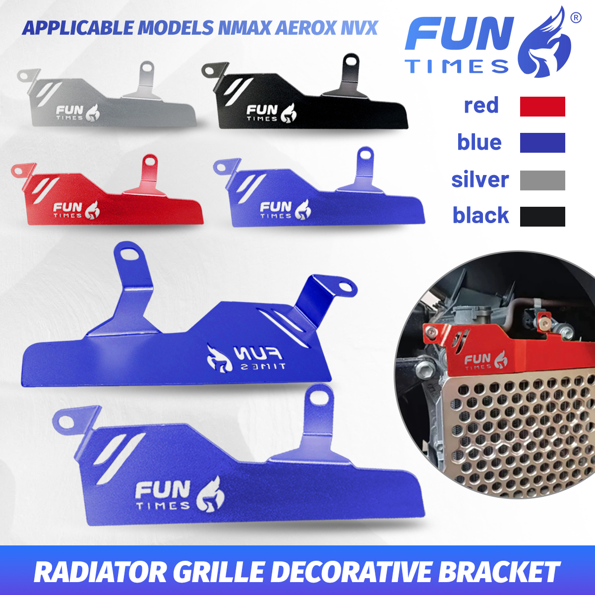 Nmax New Aerox New Original Arm Radiator Neck Cover CNC Radiator Cover ...