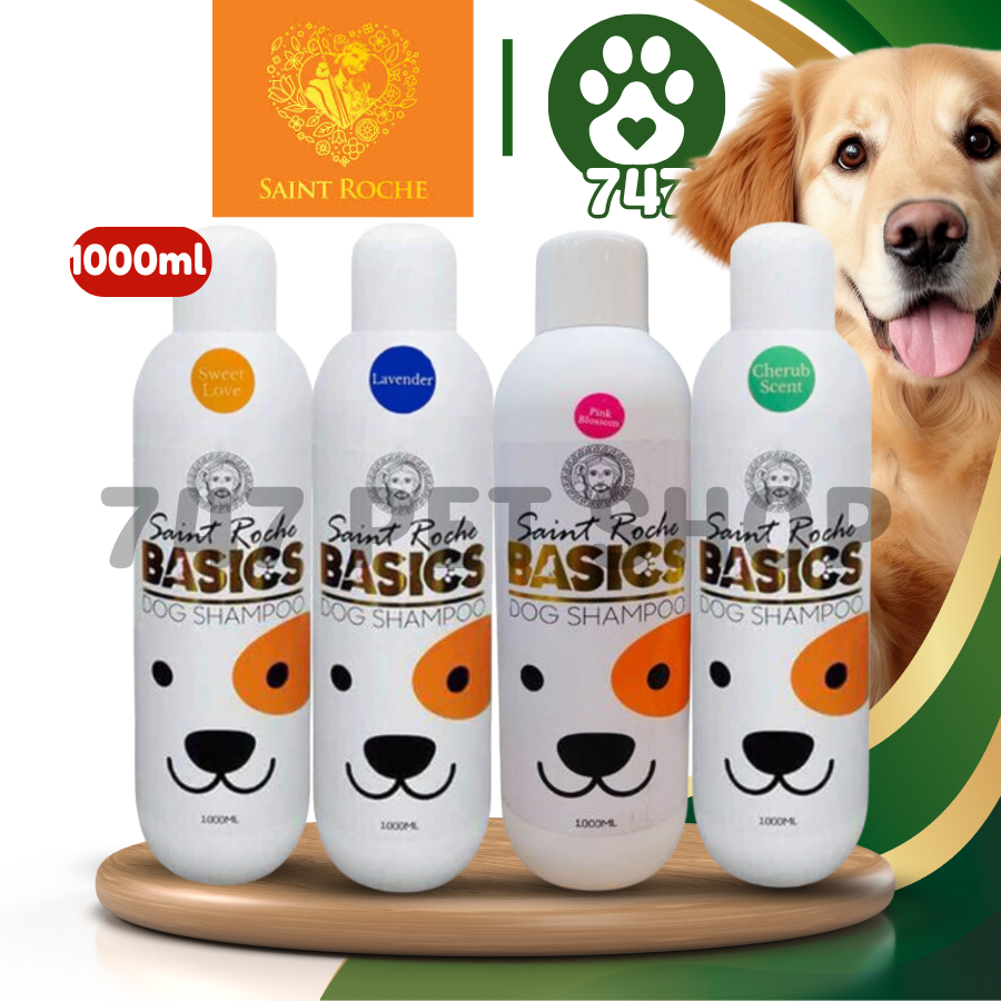1000ml Saint Roche Basic Dog Dogs Shampoo All Stages Adult Puppy Gentle Clean Healthy Skin Coat ...