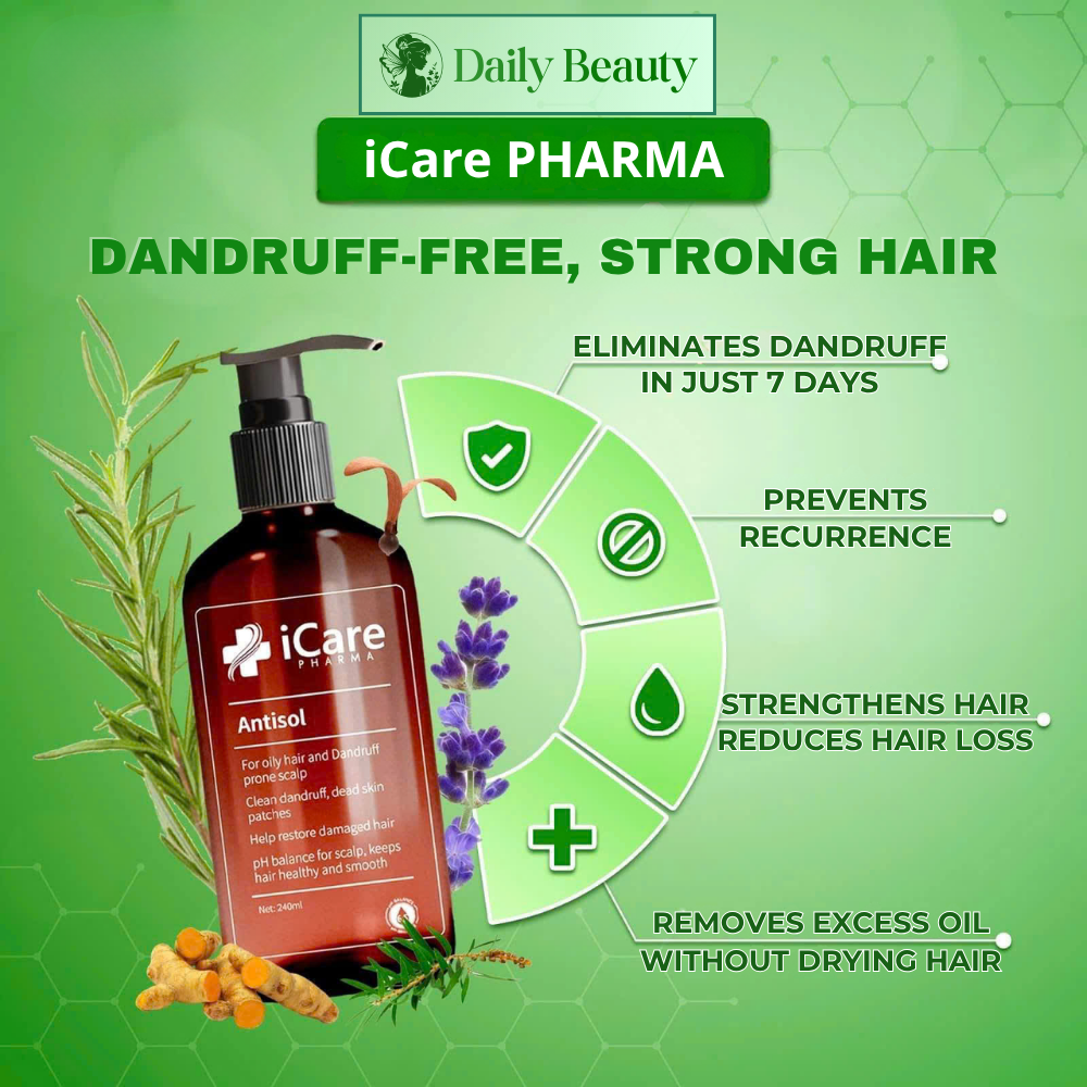 [Trust by Doctor] iCare Pharma Anti-Dandruff Shampoo That Eliminates ...