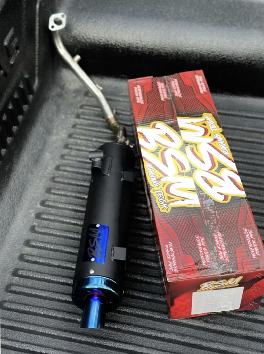 BSM POWER PIPE for HONDA CLICK 125/ 150 V2 & V3 / YAMAHA AEROX NMAX Bsm ...