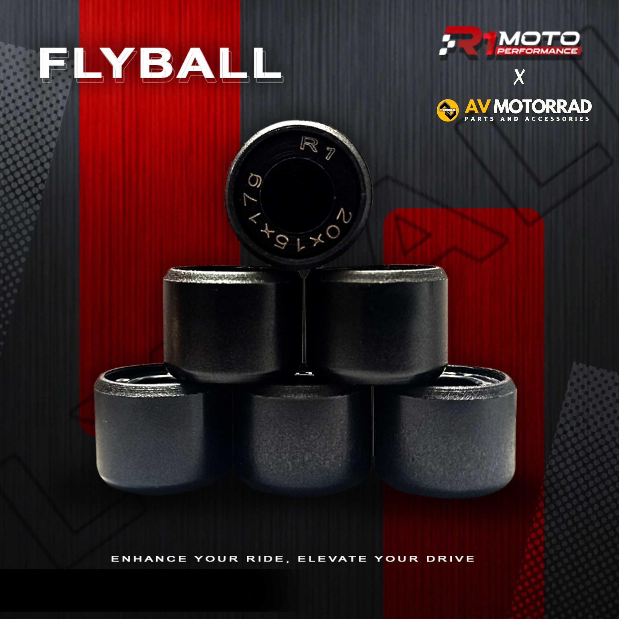 R1 MOTO ROLLER BALL / FLYBALL HONDA/YAMAHA | Shopee Philippines