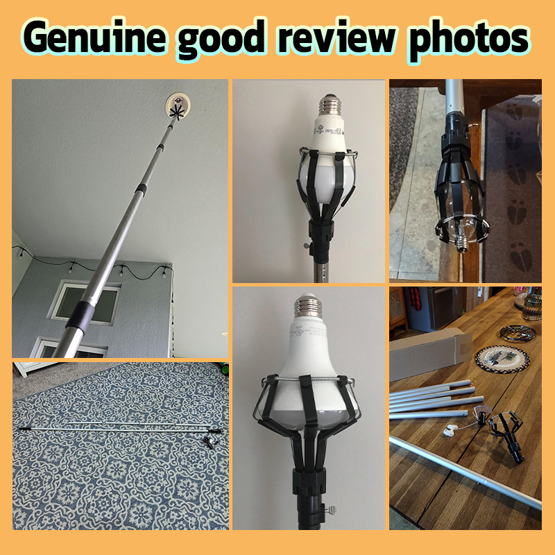 Light Bulb Changer Removal Tool Portable Bulb Installer Telescoping ...