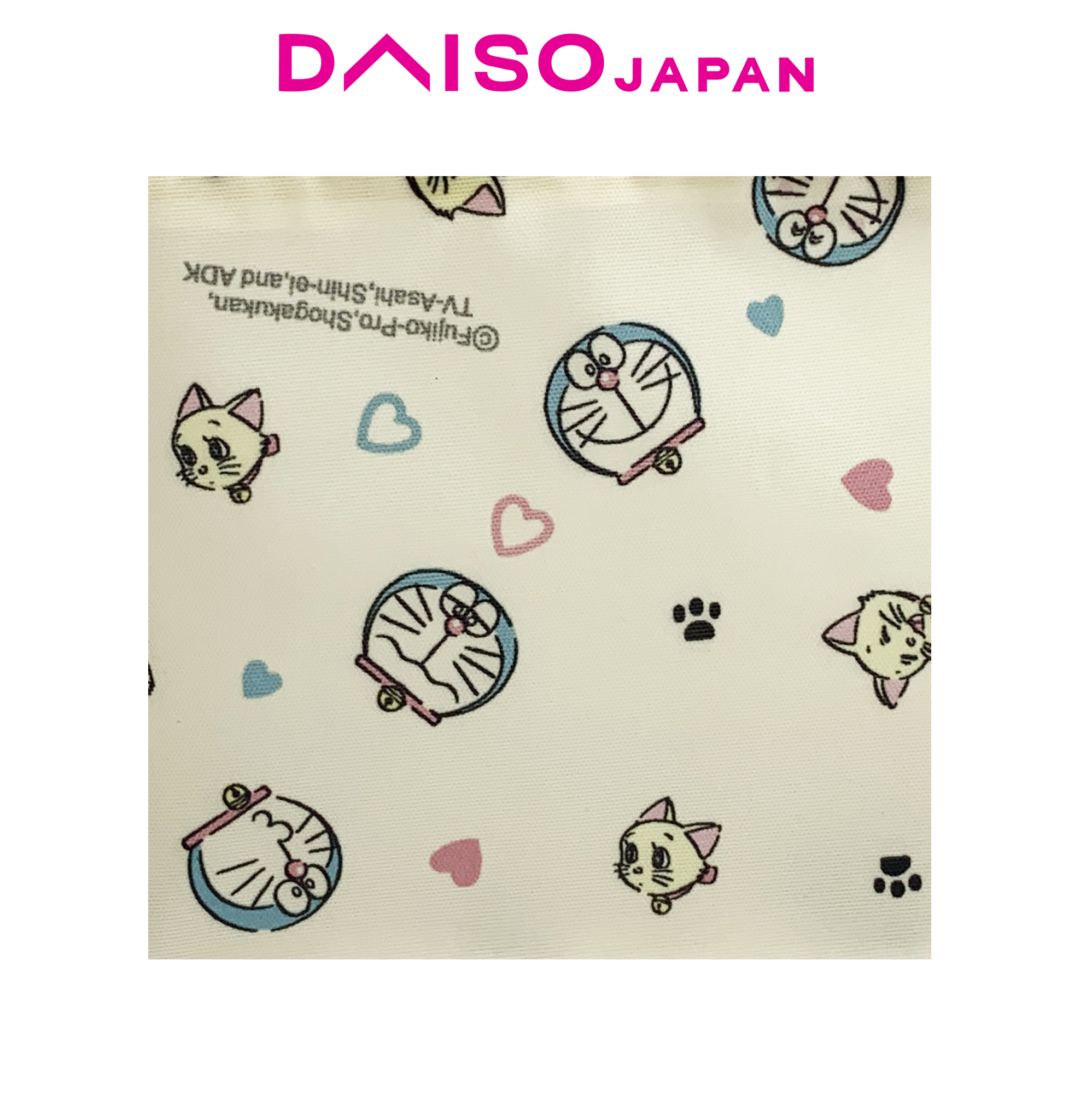 Daiso Doraemon Love Love Trapezoid Pouch | Shopee Philippines
