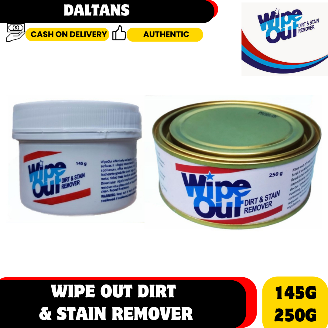 WIPE OUT DIRT & STAIN REMOVER 145G/250G | Shopee Philippines